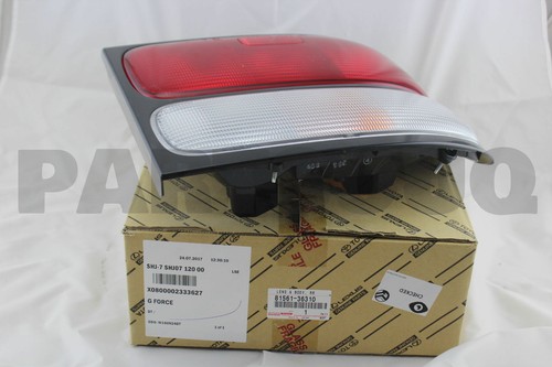 8156136310 Genuine Toyota LENS, REAR COMBINATION LAMP, LH 81561-36310 ...