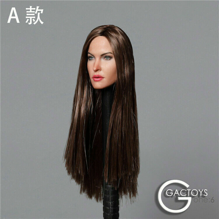 GACTOYS 1/6 Female Megan Head Sculpt Carved F 12" Ph TBL Figure Body ...