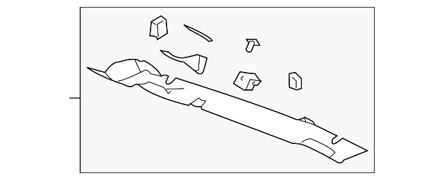 Genuine GM Light Cashmere Headliner Trim Panel Molding 15861843 | eBay