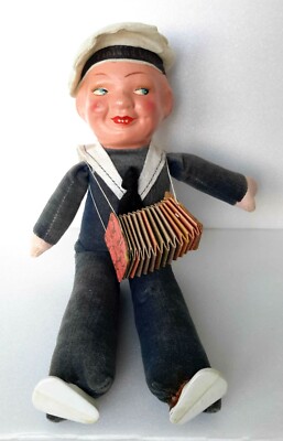 Vintage FINLAND LINE Toy Finnish SEAMAN with Harmonic RARE | eBay