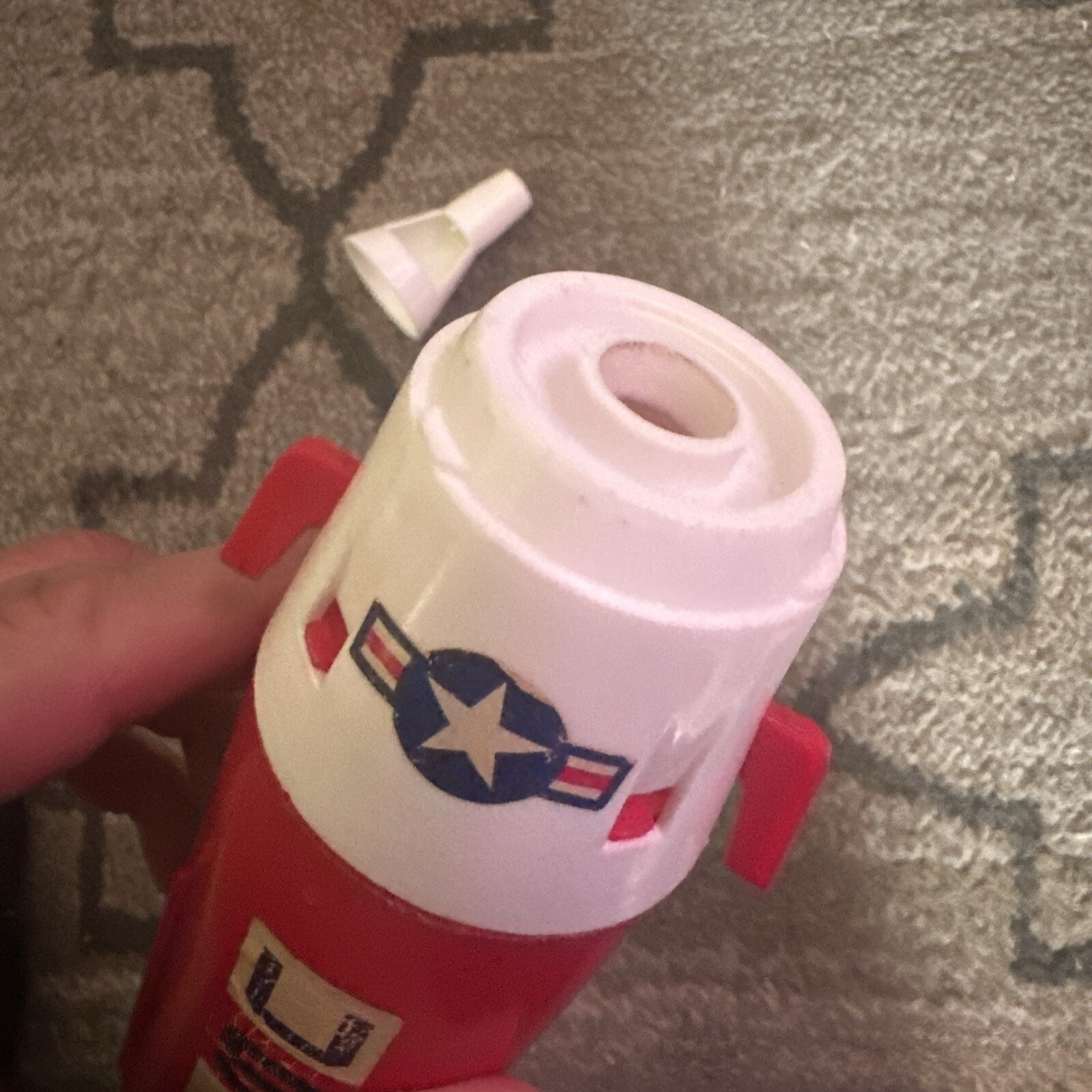 Vintage 1960's Processed Plastics 4 stage USA Apollo Moon Rocket toy ...