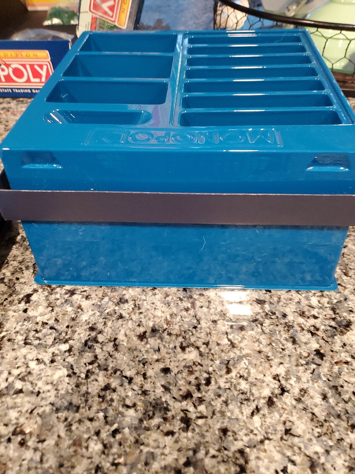 Monopoly Deluxe Edition MONEY BANKERS TRAY ORGANIZER & SUPPORT 1995 ...