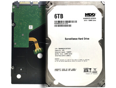MDD 6TB 7200RPM 128MB Cache SATA 6.0Gb/s 3.5" Hard Drive for ...