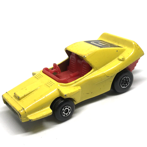 Lesney Matchbox Superfast No.58 Woosh N Push 1972 Yellow Made in United ...
