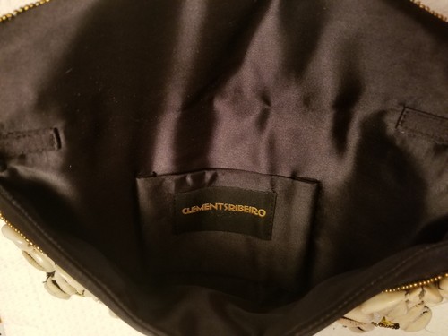 NWT Clements Ribeiro Designer Purse - Beads, Shells & Sequins ...