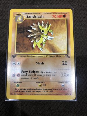 1st Edition Sandslash🔥 Great Condition | eBay