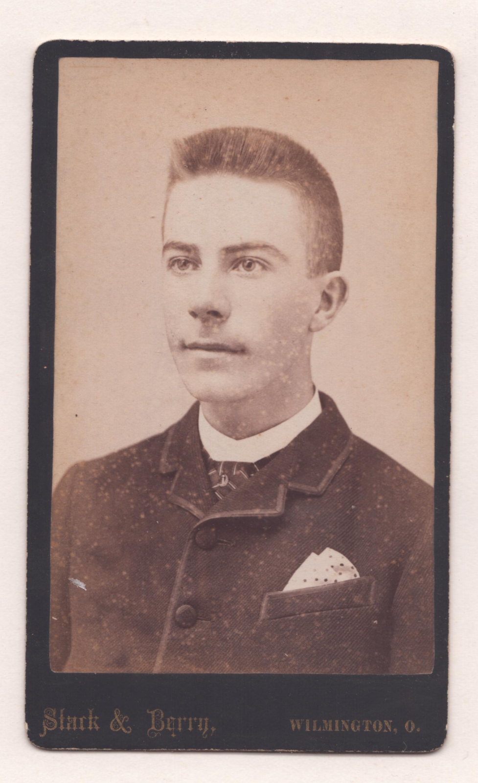 Vintage 1890's CDV Cabinet Card Studio Portrait Victorian Man ...