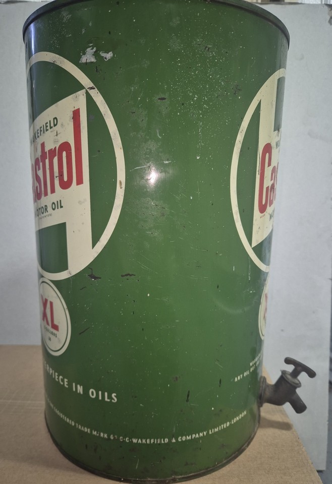 Vintage Castrol Can With Tap | eBay UK