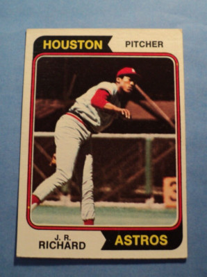 1974 Topps #522 J.R. Richard - Houston Astros VG AUCT#10624 | eBay