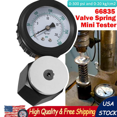 66835 Universal Spring Tester Gauge 0-300 PSI Mini Valve Spring Tester ...