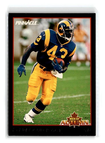 1993-Score Pinnacle Men of Autumn-#14-Cleveland Gary -Los Angeles Rams ...