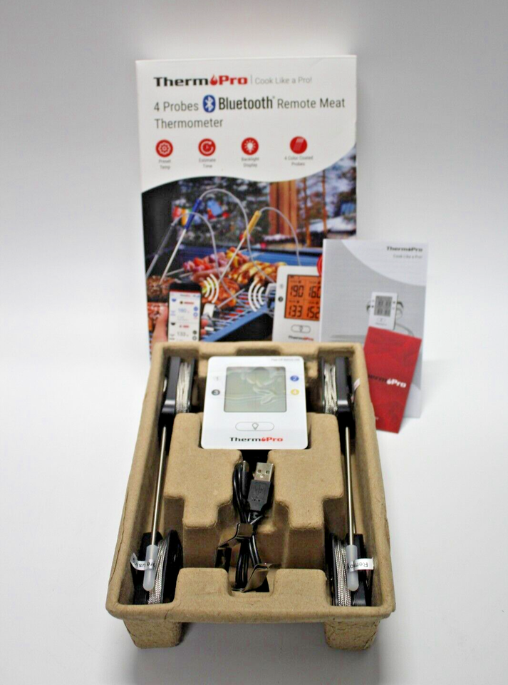 Therm Pro 4 Probe Bluetooth Remote Meat Thermometer (TP-25) | eBay