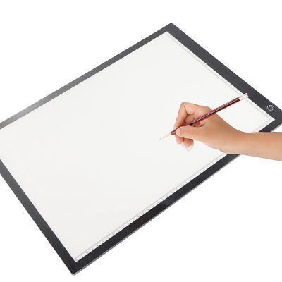 A3 LED Light Box Tracing Board Art Design Stencil Drawing Pad Thin Copy ...