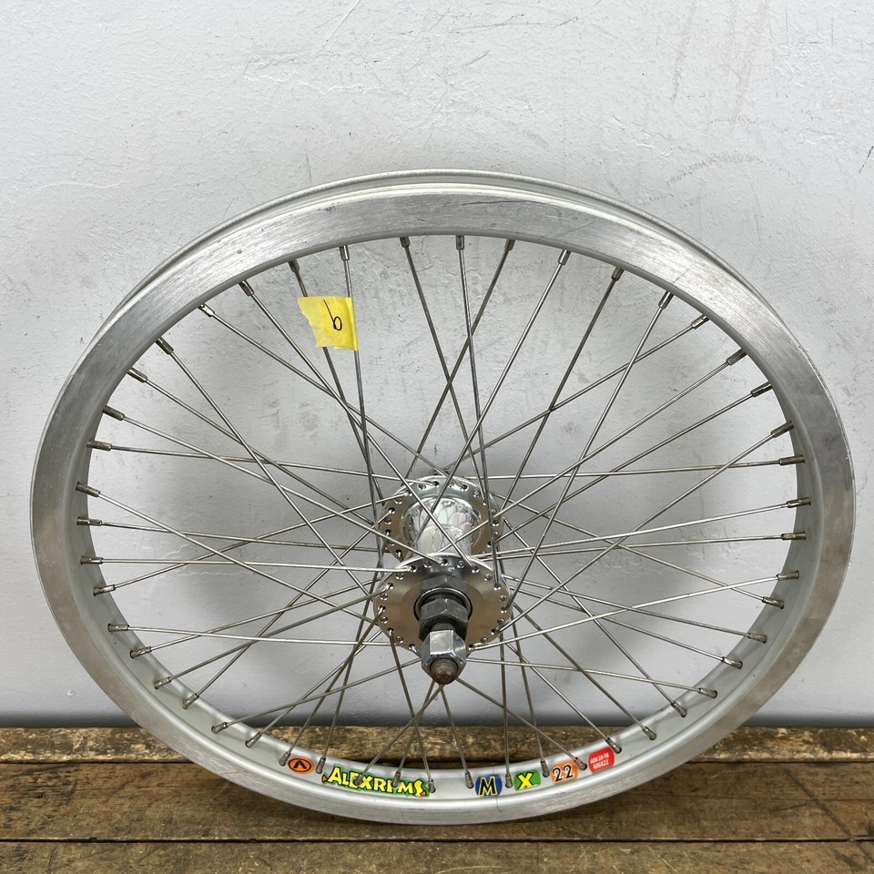 Haro BMX 14 mm Front Wheel 20" 48h Alex MX22 Rim Freestyle 48 Hole Hoop ...
