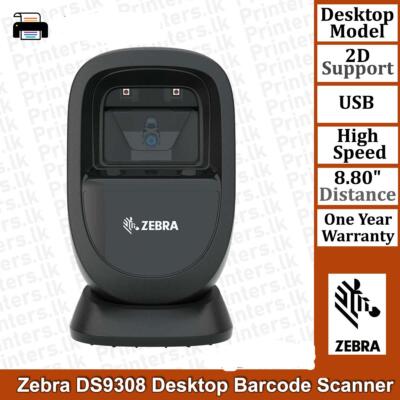 New Zebra DS9308 Desktop Hands-free 1D/2D USB Barcode Scanner DS9308 ...