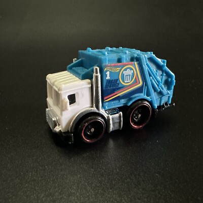 Hot Wheels City Total Disposal Trash Truck GHB66 1186 Indonesia Vintage ...