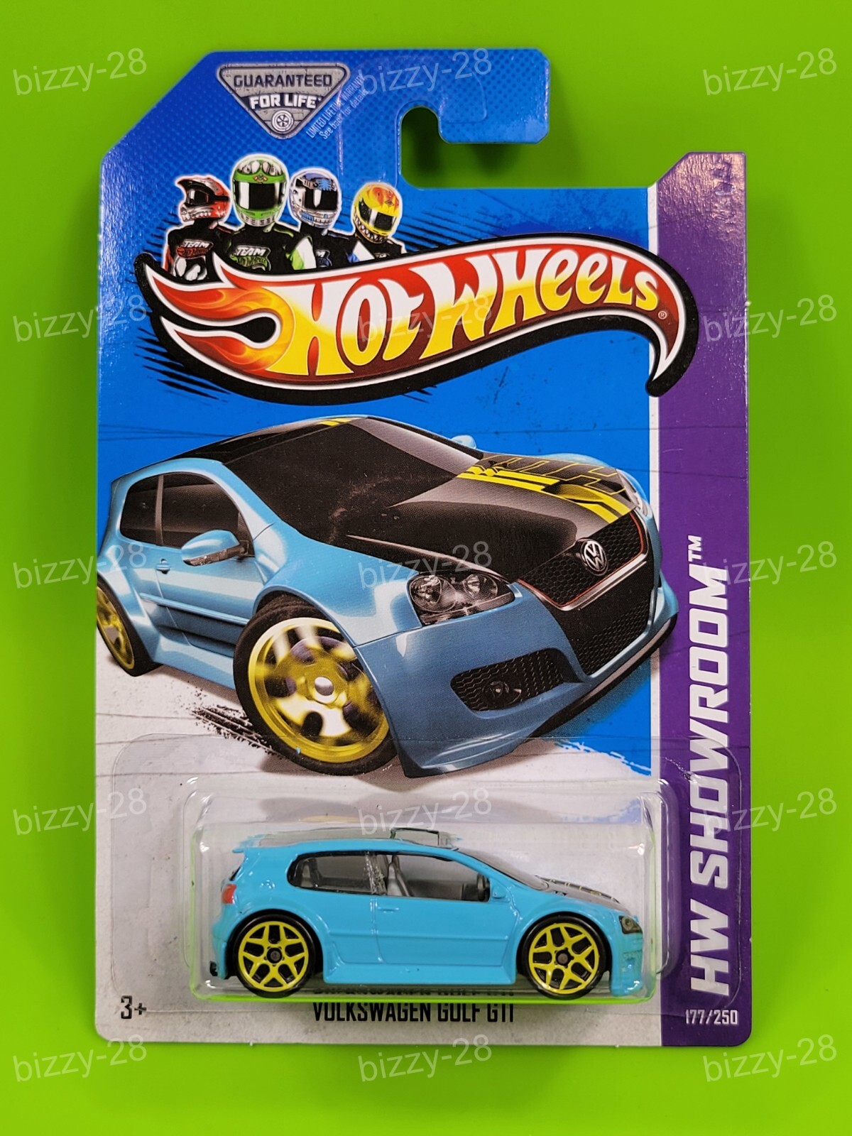 Hot Wheels HW SHOWROOM '13 ~ VOLKSWAGEN GOLF GTI (Light Blue) (177/250 ...