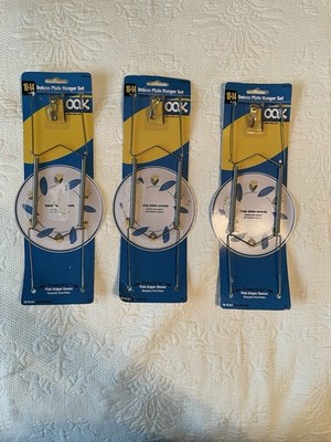 OOK Deluxe Plate Hanger Set 10-14 Inches Hangs Up to 30 Lbs 50472 New ...