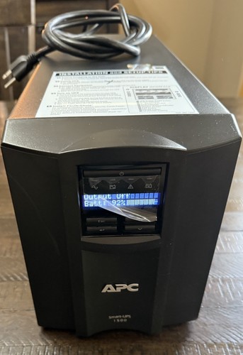 SMT1500 • APC Smart-UPS SMT 1500VA 1000W 120V Tower LCD Desktop Battery ...