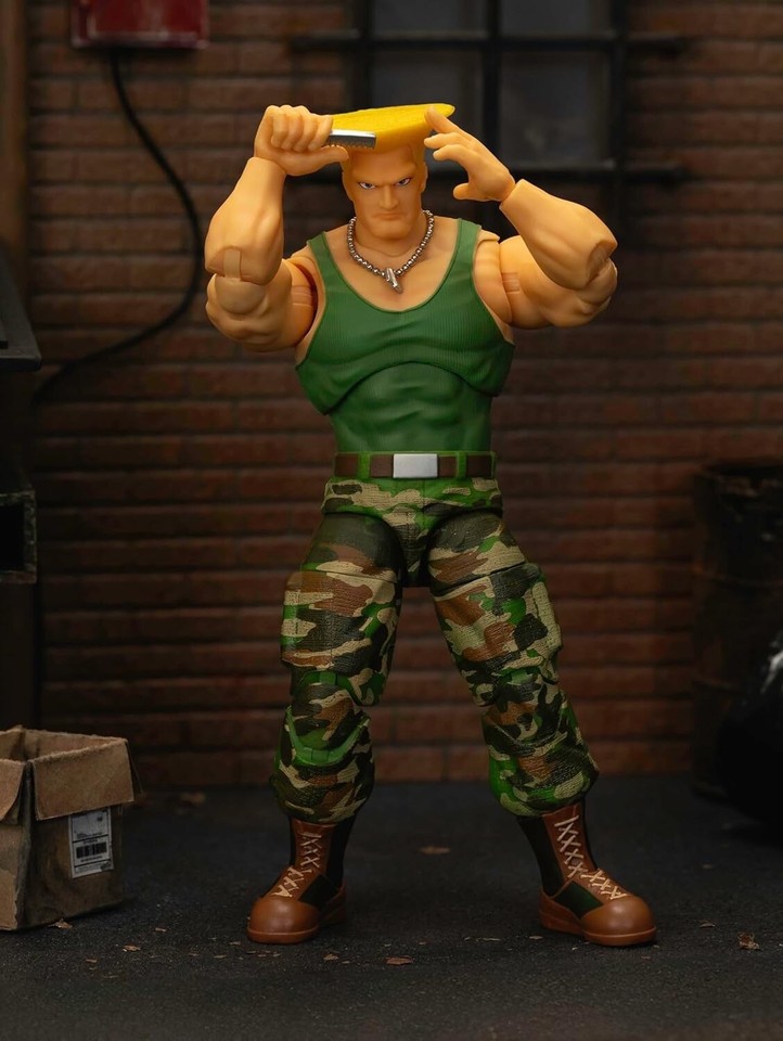 Jada Toys Street Fighter II 6" Guile Action Figure Official Licensed by ...