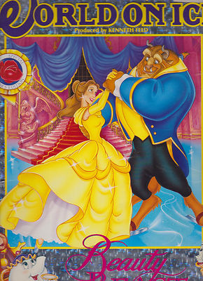 Walt Disney's World on Ice Beauty & the Beast Program 1993 | eBay