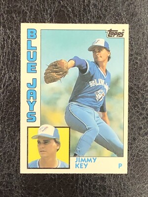 1984 Topps Traded Jimmy Key Card #62T NM-MT Sharp! Rookie RC Toronto ...