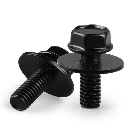 20X Car Bolts Screws Hex Clips Engine Cover Fender Retainer Fastener ...