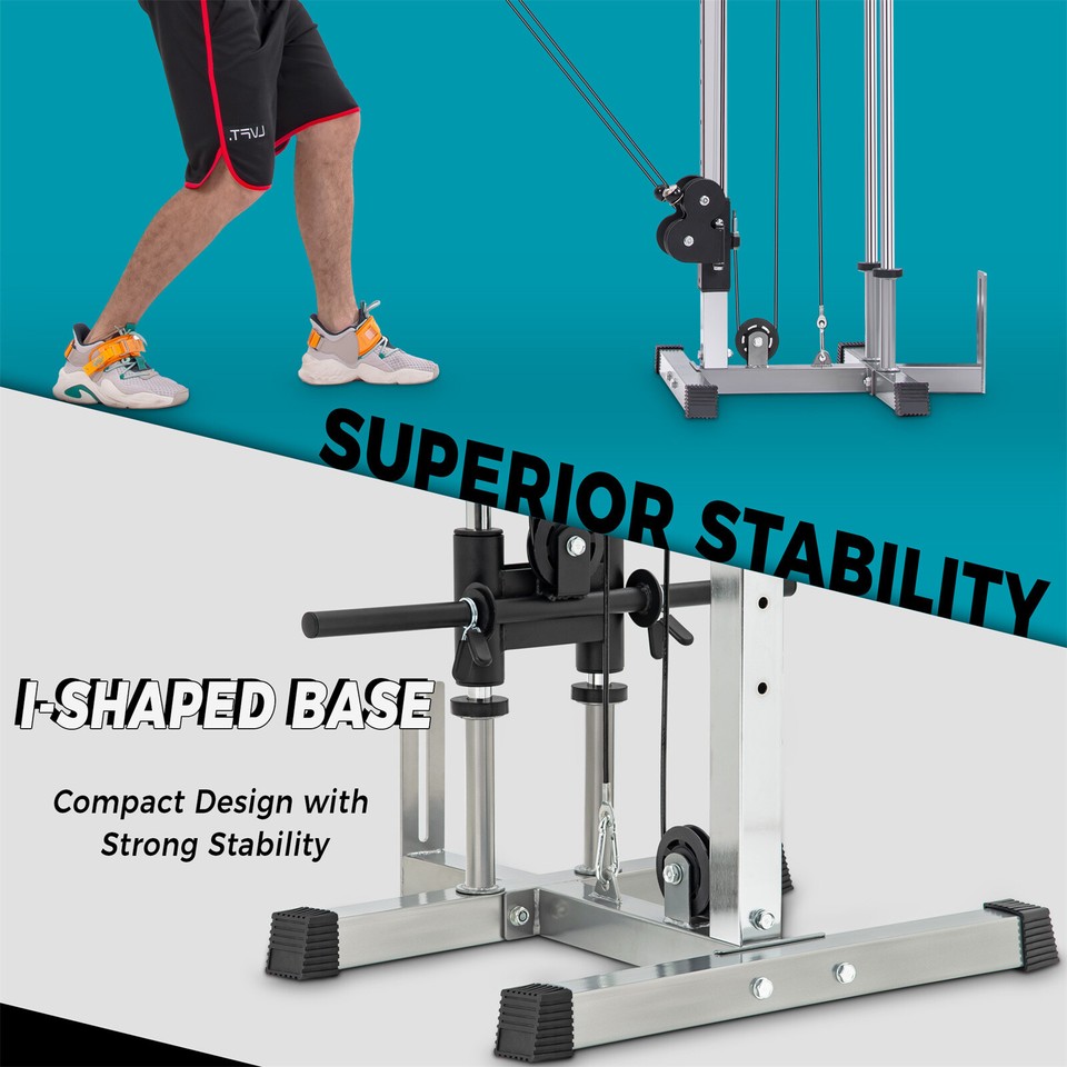 Lat Pull Down Machine Wall Mounted Cable Station Body Training Cable ...