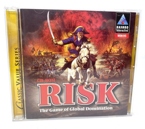 Risk The Game Of Global Domination (PC 1997) - CD-ROM Hasbro Windows 95 ...