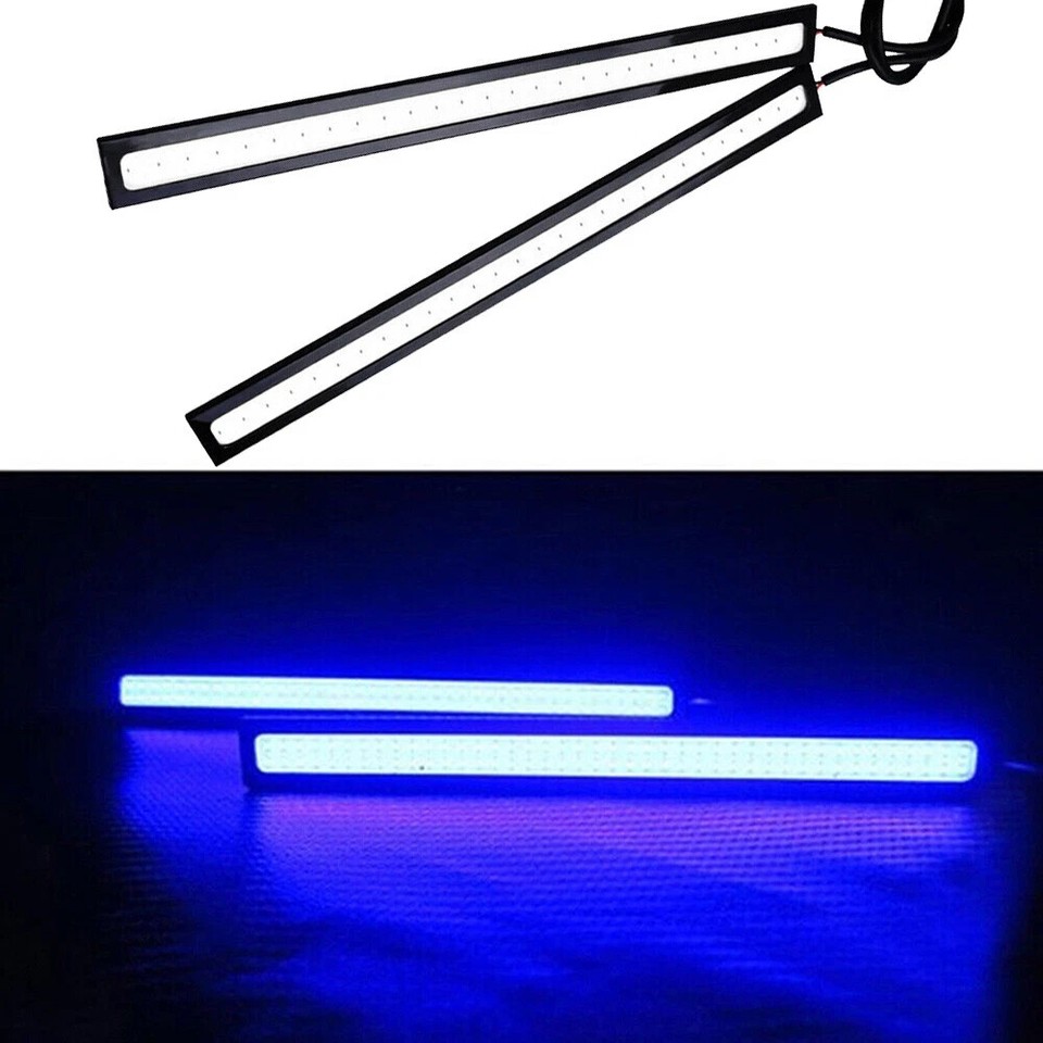 10 x Marine Grade Large Super Bright 12 volt Cool Blue LED Courtesy ...