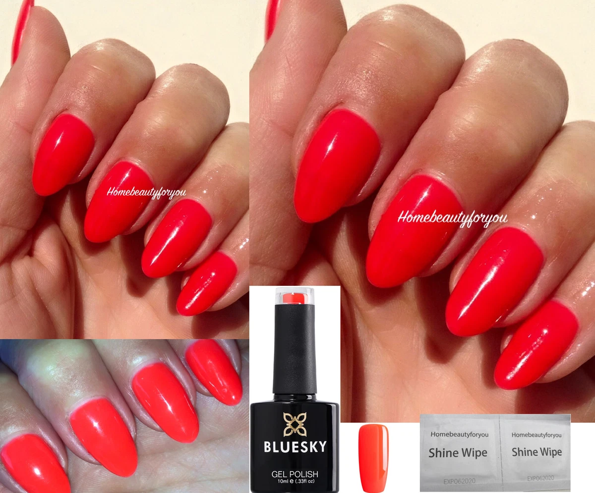 Neon Red Nail Polish