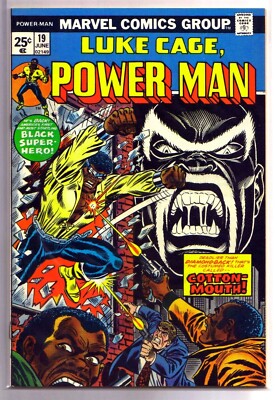 Luke Cage POWER MAN #19 Cotton-Mouth 1st Appearance! Marvel Comic Book ...