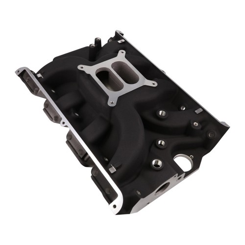 TSP Ford FE 360 390 Dual Plane Intake Aluminum Manifold Black Stock ...