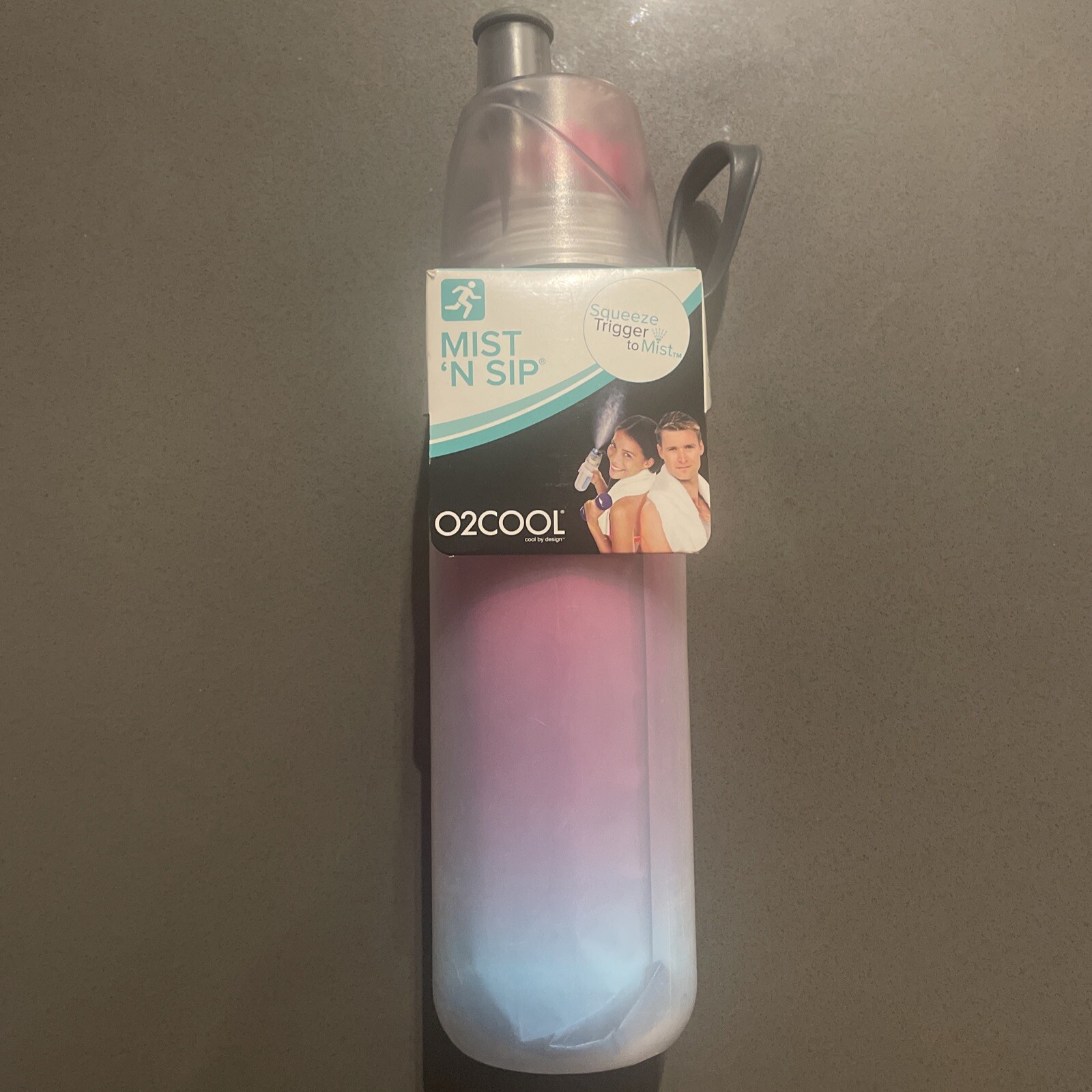 O2COOL Mist 'N Sip Misting Water Bottle 2-in-1 Mist And Sip Function ...