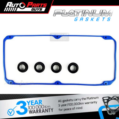 Rocker Cover Gasket Kit fits Mitsubishi Magan TE TF 2.4L 11/1996 - 01/ ...