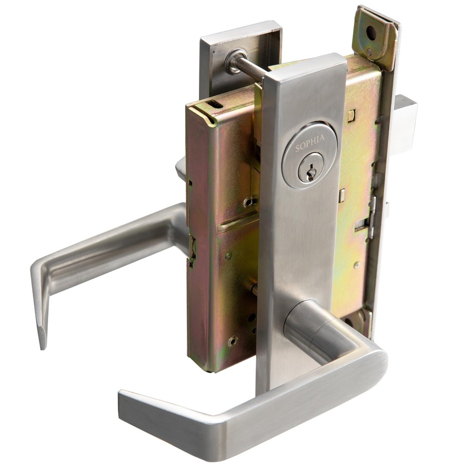 Commercial/Residential Heavy Duty Mortise Lockset Door Lever Lock Non ...