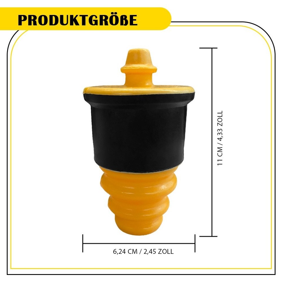 2X Anschlagpuffer Federung Hinten Für Abarth 500 500C Fiat Panda Ersatz ...
