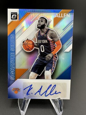 2019-20 Panini Donruss Optic Signature Series Holo Kadeem Allen #SS-KAL ...