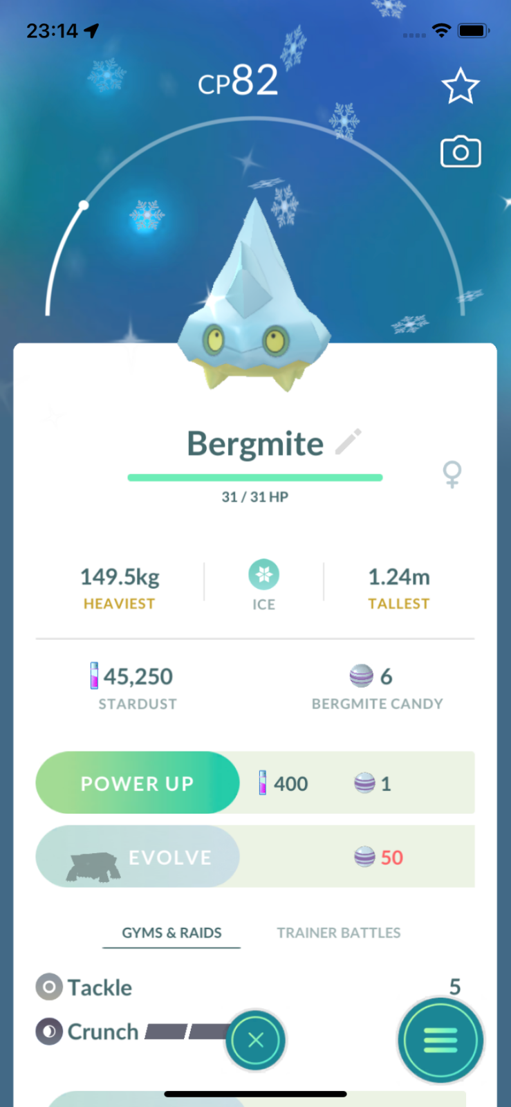 Pokemon Shiny Bergmite ! Registered or Unregistered ! 30 Days Friendship !! Go | eBay