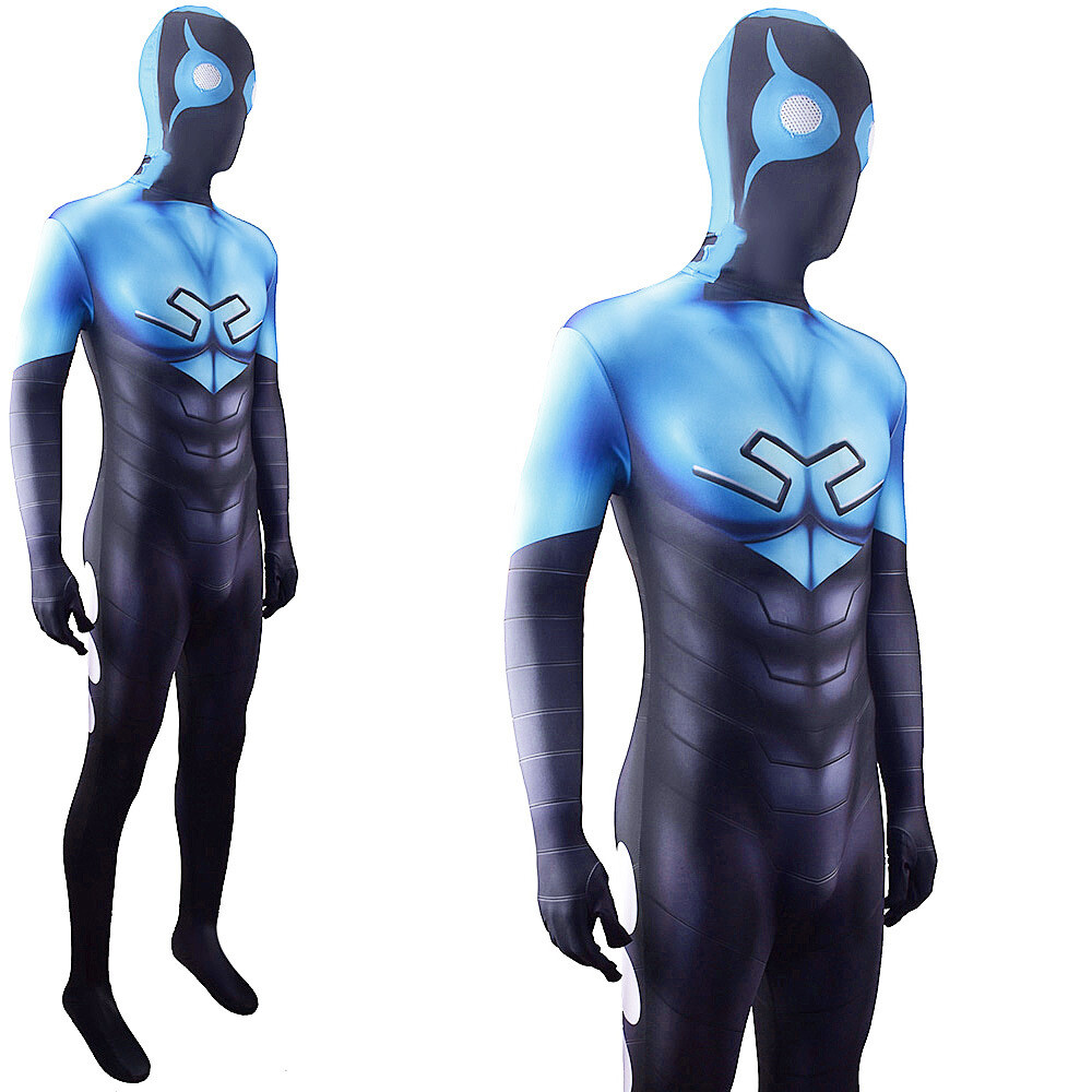 Blue Beetle Jaime Reyes Cosplay 3D Printed Blue Beetle Cosplay Costume ...