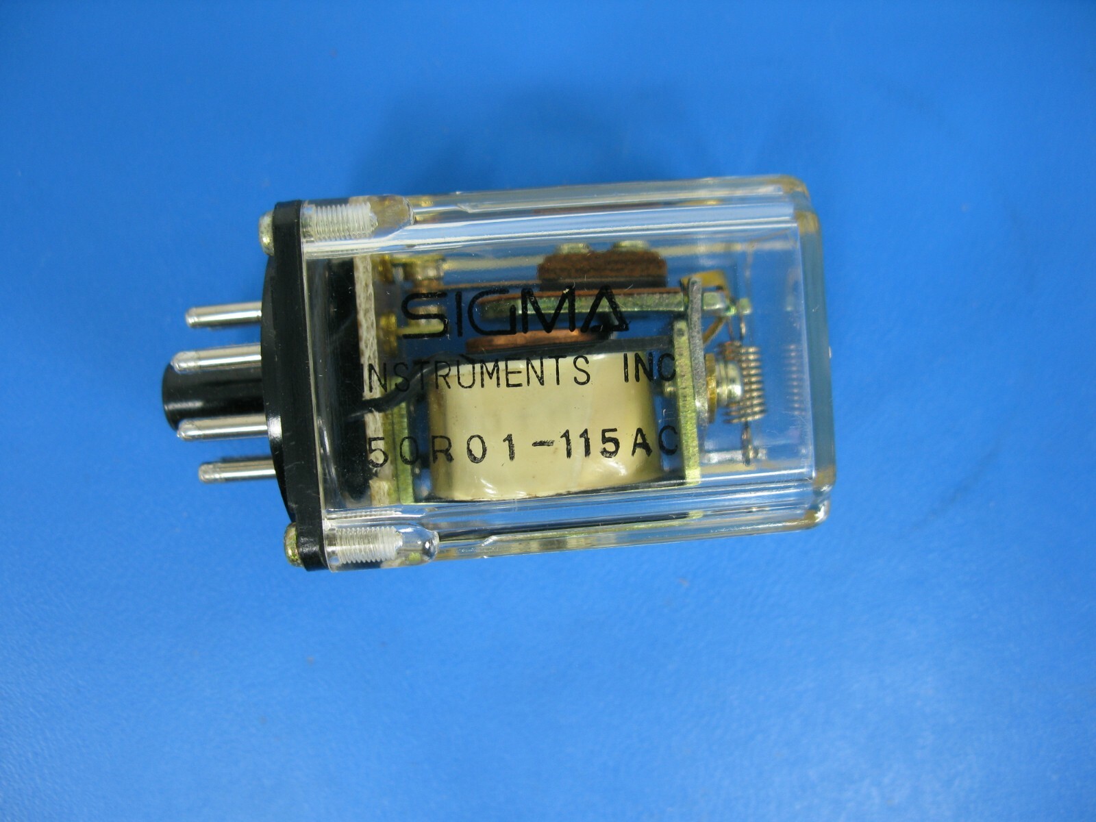 (1) SIGMA RELAY 50R01-115AC 8 PIN OCTAL SPDT RELAY 110VAC COIL 5A 28 ...