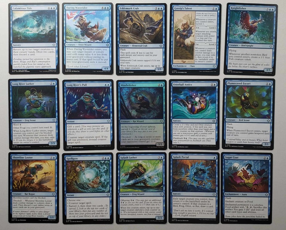 MTG Commander Alania Divergent Storm Custom 100 Card Otter EDH Deck ...