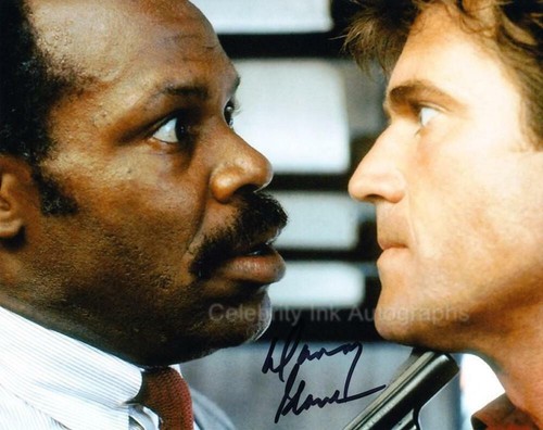 DANNY GLOVER as Det. Murtaugh - Lethal Weapon GENUINE SIGNED AUTOGRAPH ...