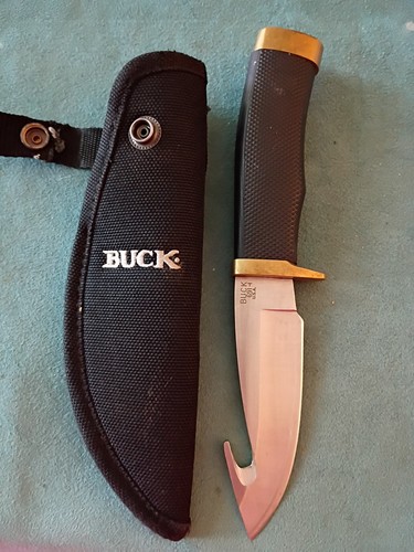 Buck 691 Gut Hook Knife W Sheath | eBay