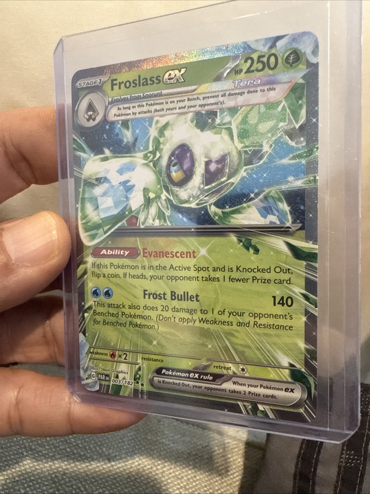 Pokémon TCG Frosslass Ex 003-182 Ultra Rare Par Holo | eBay