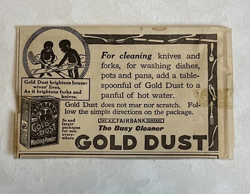 gold dust washing powder Ad With Twins | eBay