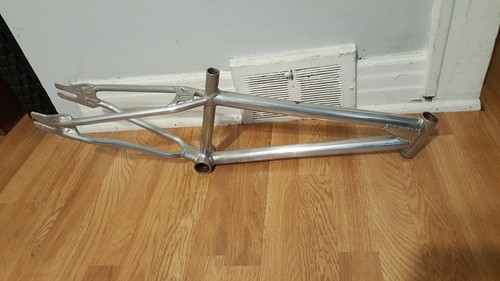 OLD SCHOOL BMX 1993 POWERLITE MINI ALUMINUM FRAME IN SILVER VINTAGE ...
