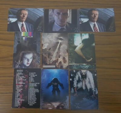 Lot Of X files Cards Topps 1996 X 9 Cards (Setb) | eBay Australia