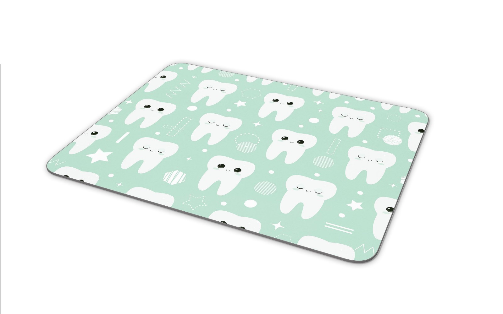 Cute Teeth Dental Pattern Mouse Mat Pad - Unusual Funny Gift Computer ...