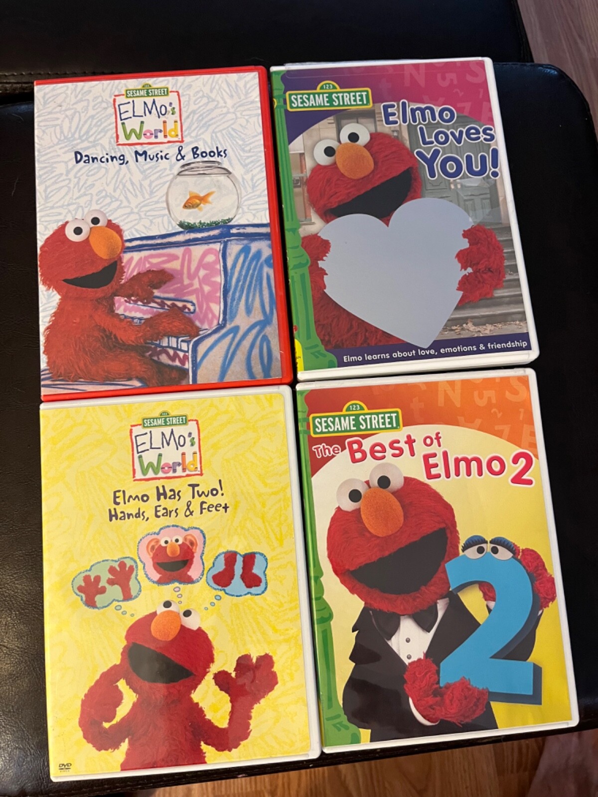 🔥Elmo DVDs Lot of 4 Different Videos. Sesame Street. | eBay